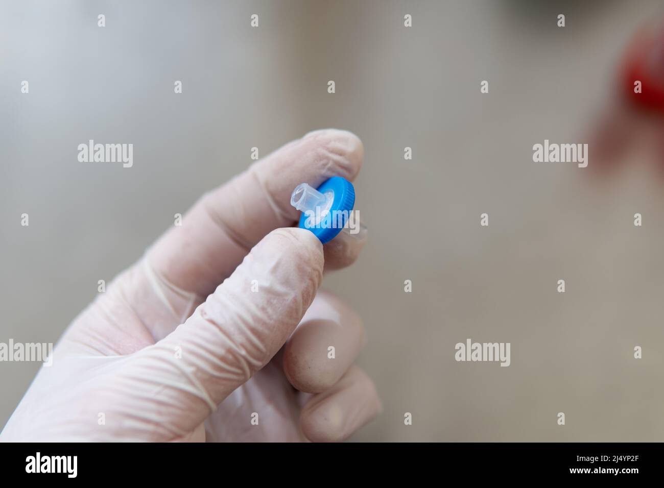 syringe filter. Modern methods of filtration in medicine Stock Photo ...