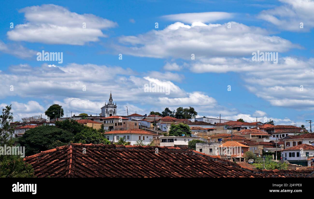 Panoramic view of Serro, historical city in Minas Gerais, Brazil Stock ...