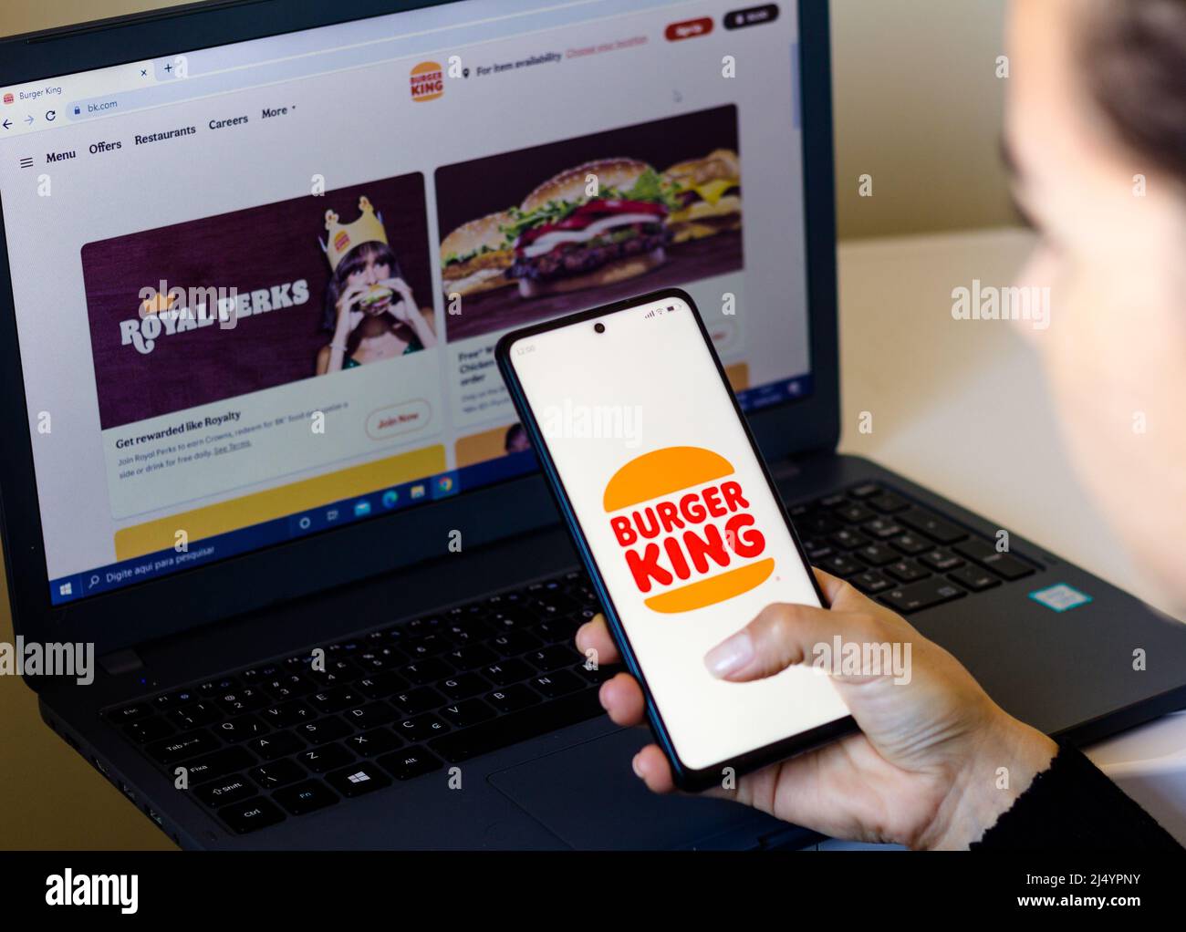 Logos bk hi-res stock photography and images - Alamy