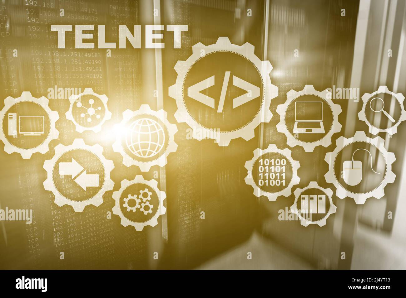 Teletype Network Protocol. Telnet Virtual terminal client. Internet and ...