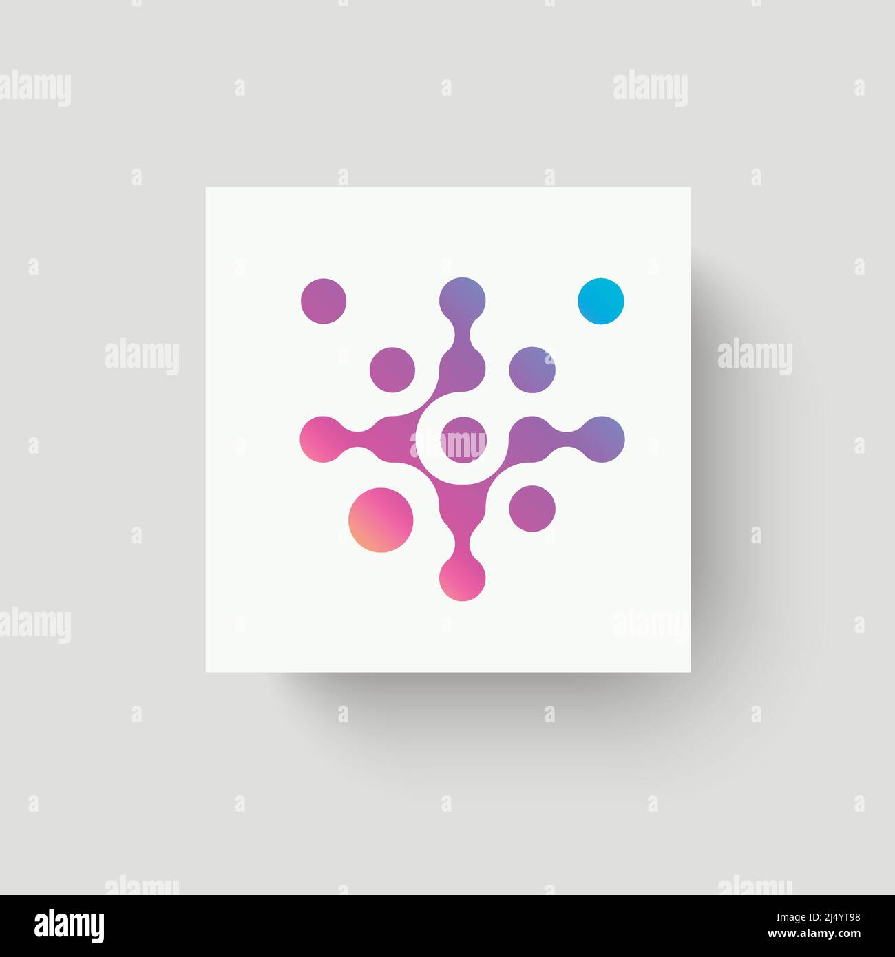 Molecule icon on white background. Vector illustration Stock Vector ...