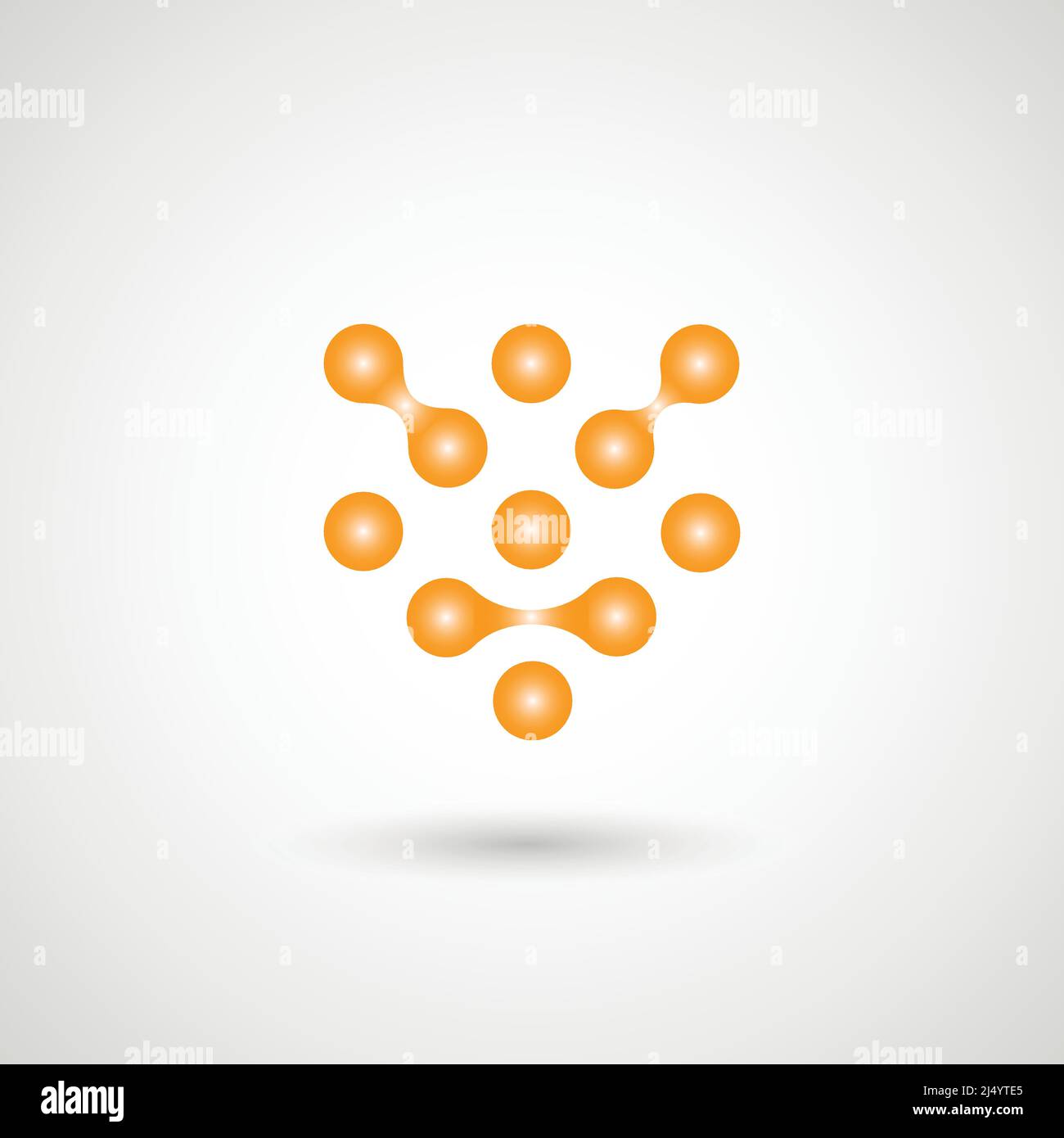 Vector element isolated shape. Biology scientific sign. Energy ...