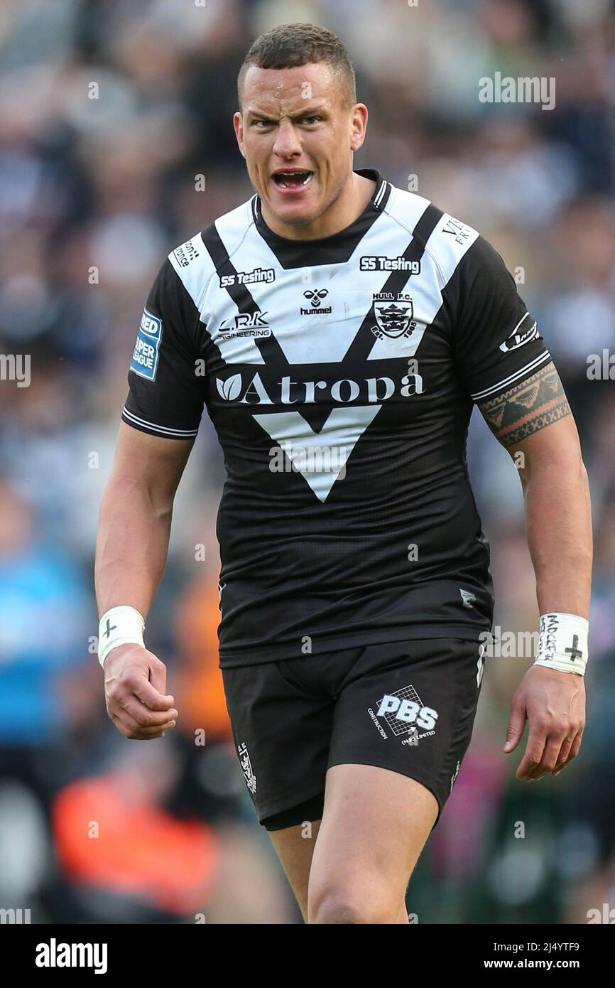 Kane Evans #16 of Hull FC during the game Stock Photo - Alamy