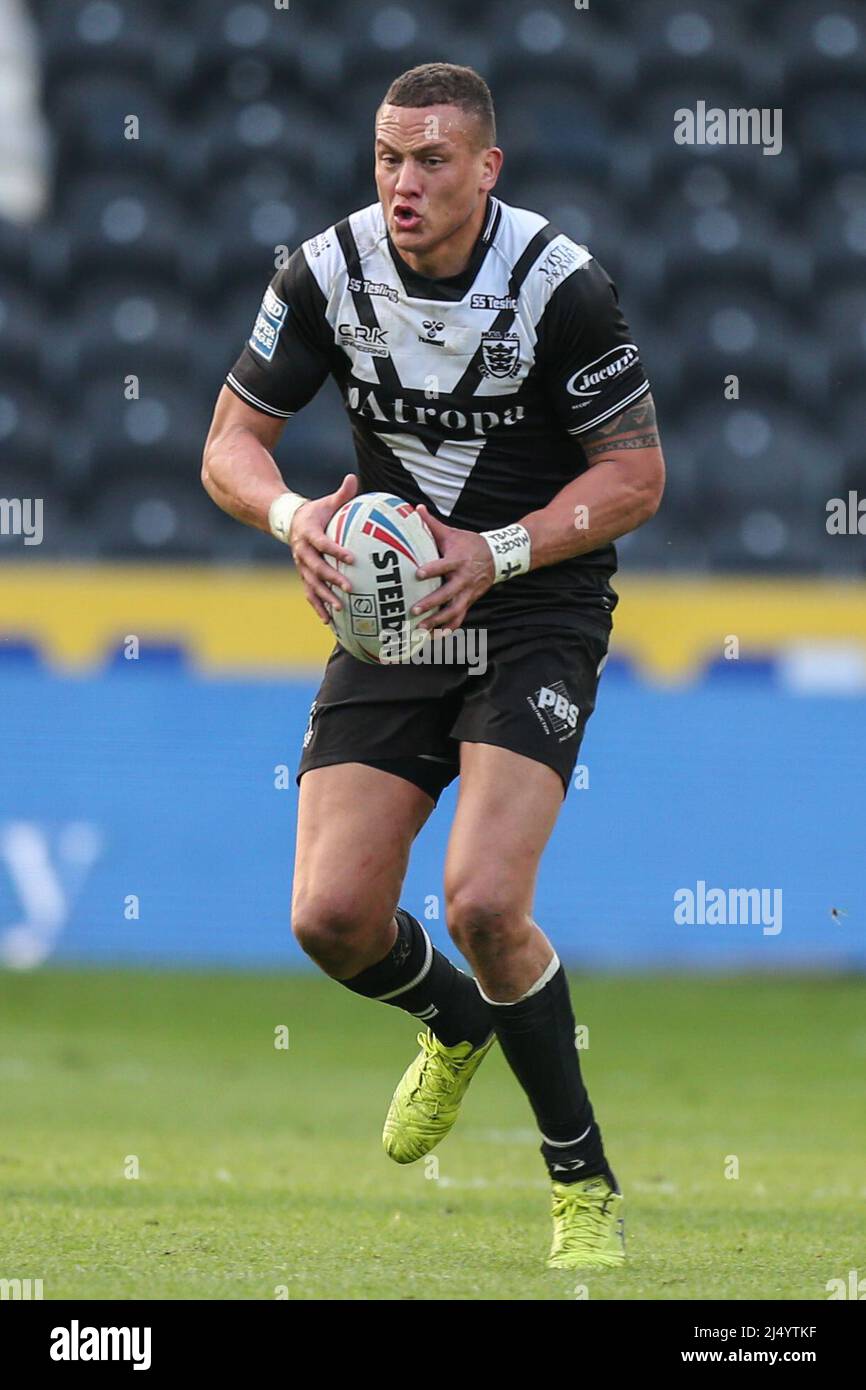 Kane Evans #16 of Hull FC in action during the game Stock Photo - Alamy