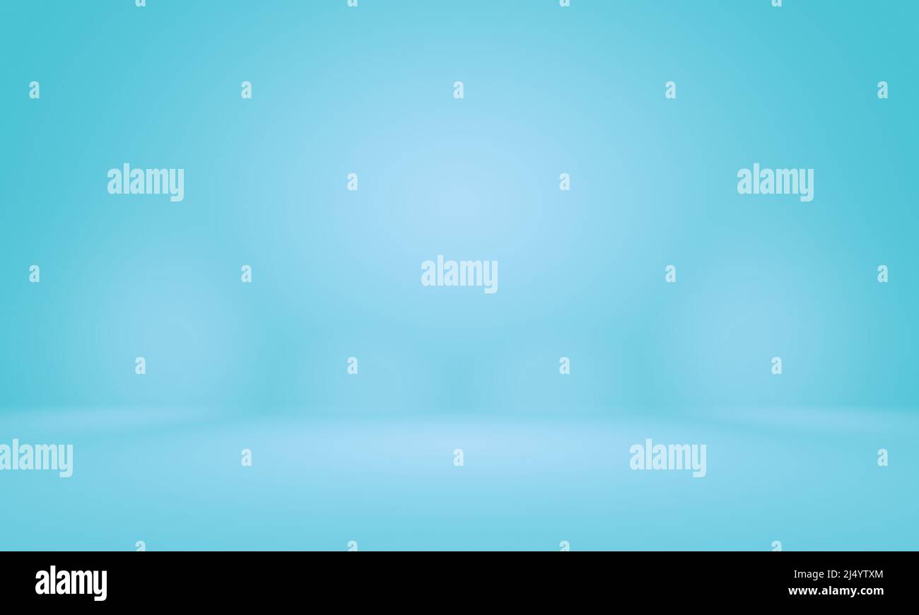 Abstract Smooth Dark blue with Black vignette Studio well use as ...