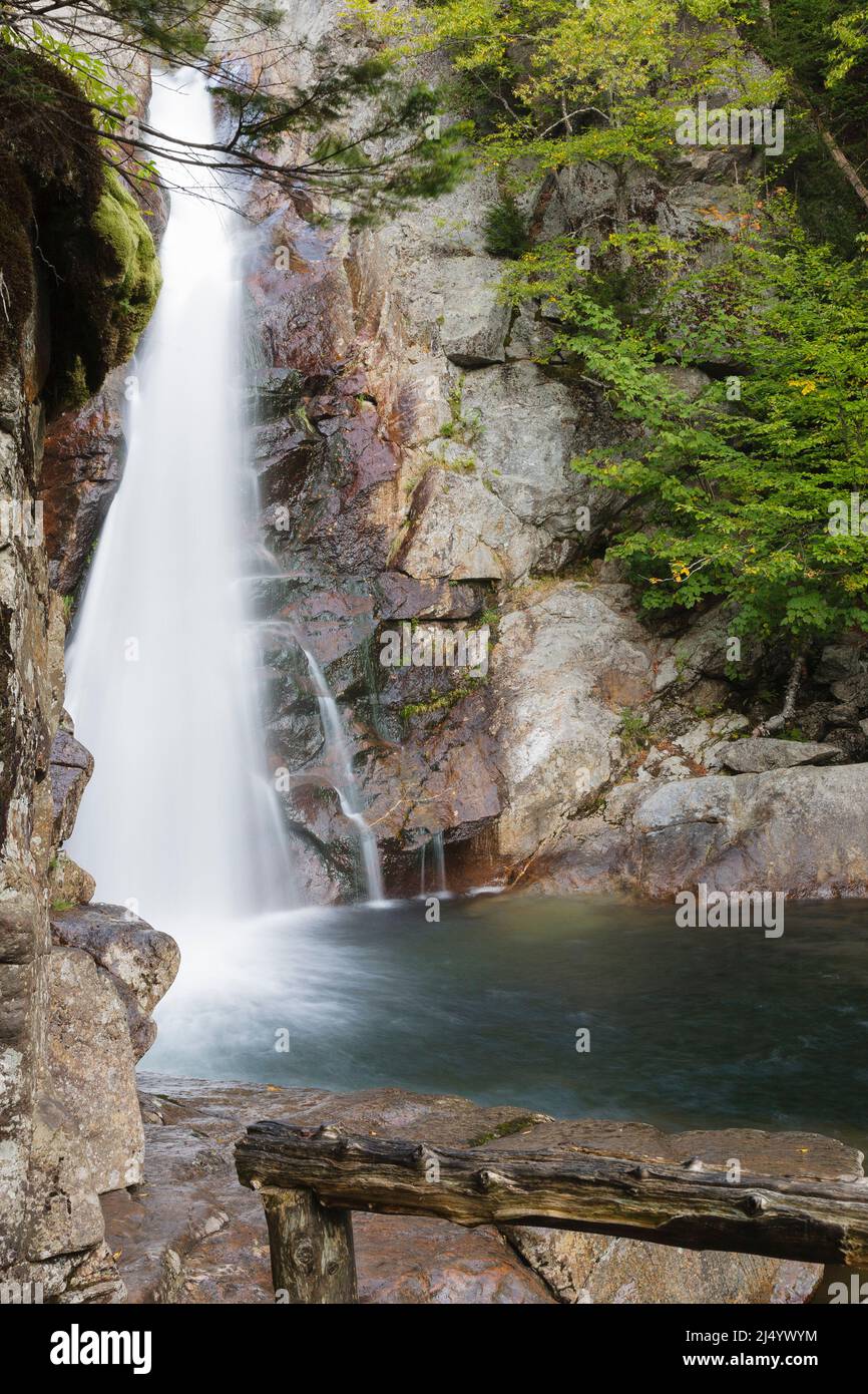 Glen Ellis Fall on the Ellis River in the Pinkham Notch area of the ...