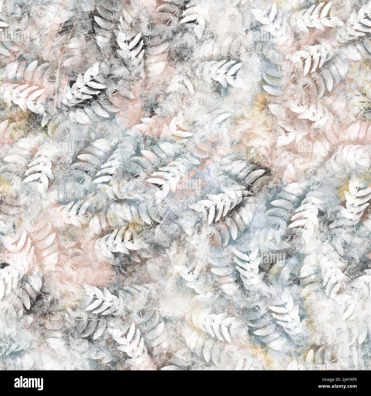 Seamless neutral and white grungy classic abstract surface pattern ...