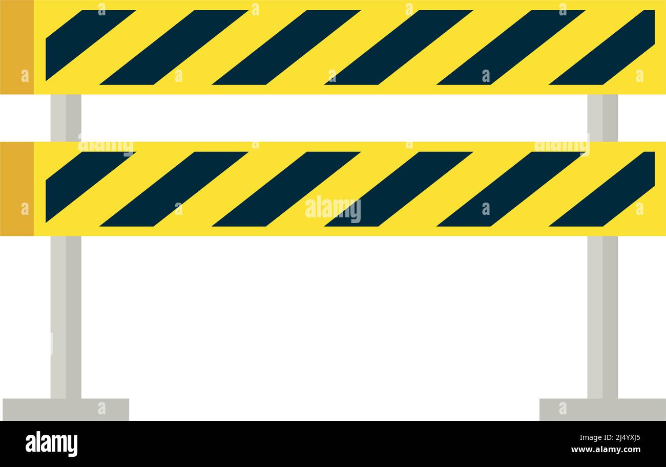 construction fence illustration Stock Vector Image & Art - Alamy