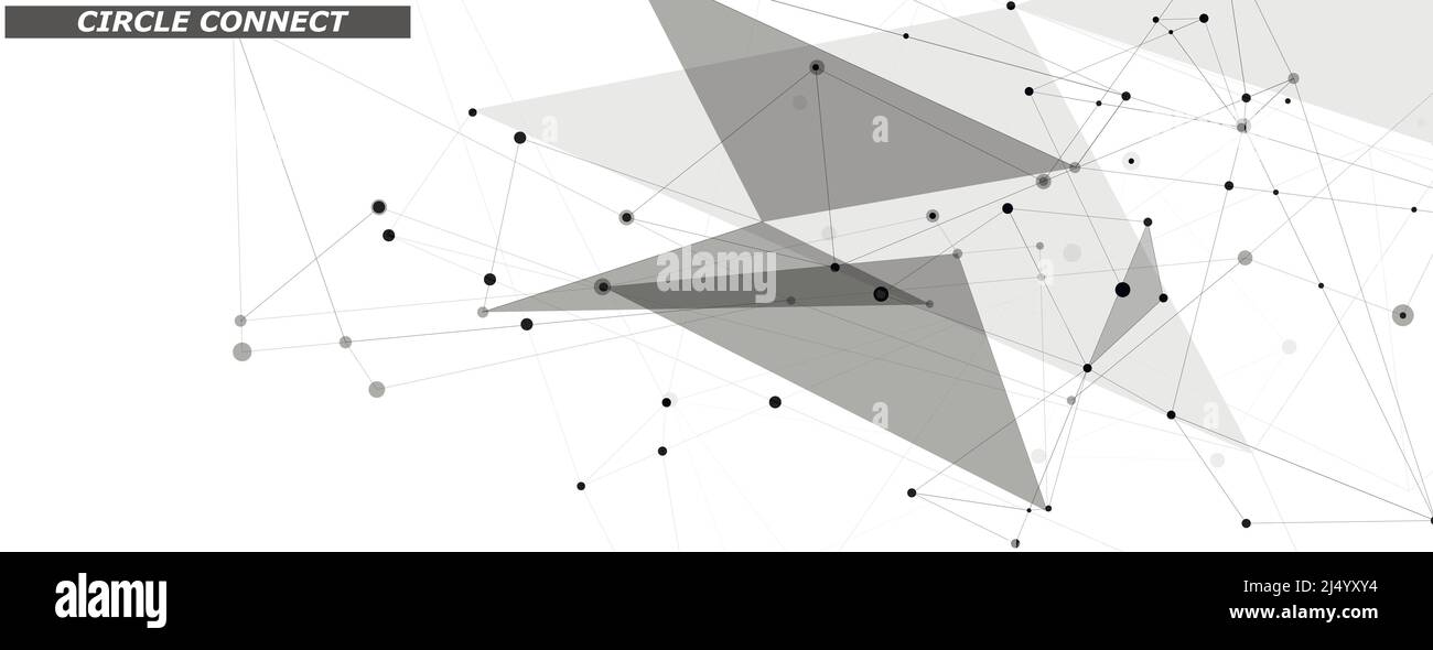 Line art technology connect background for web background design ...