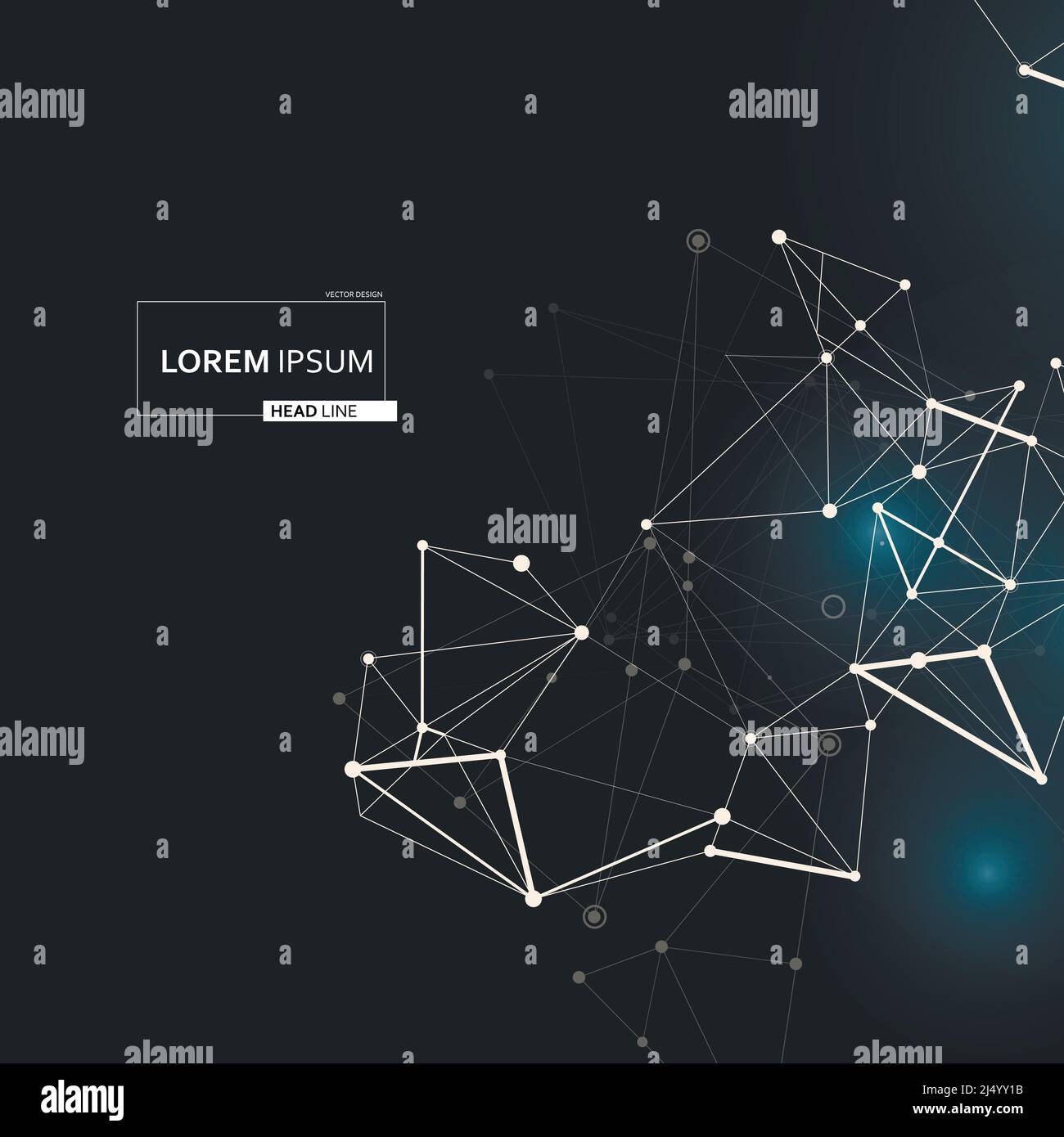 Connect lines in modern style. Communication symbol background. Vector ...