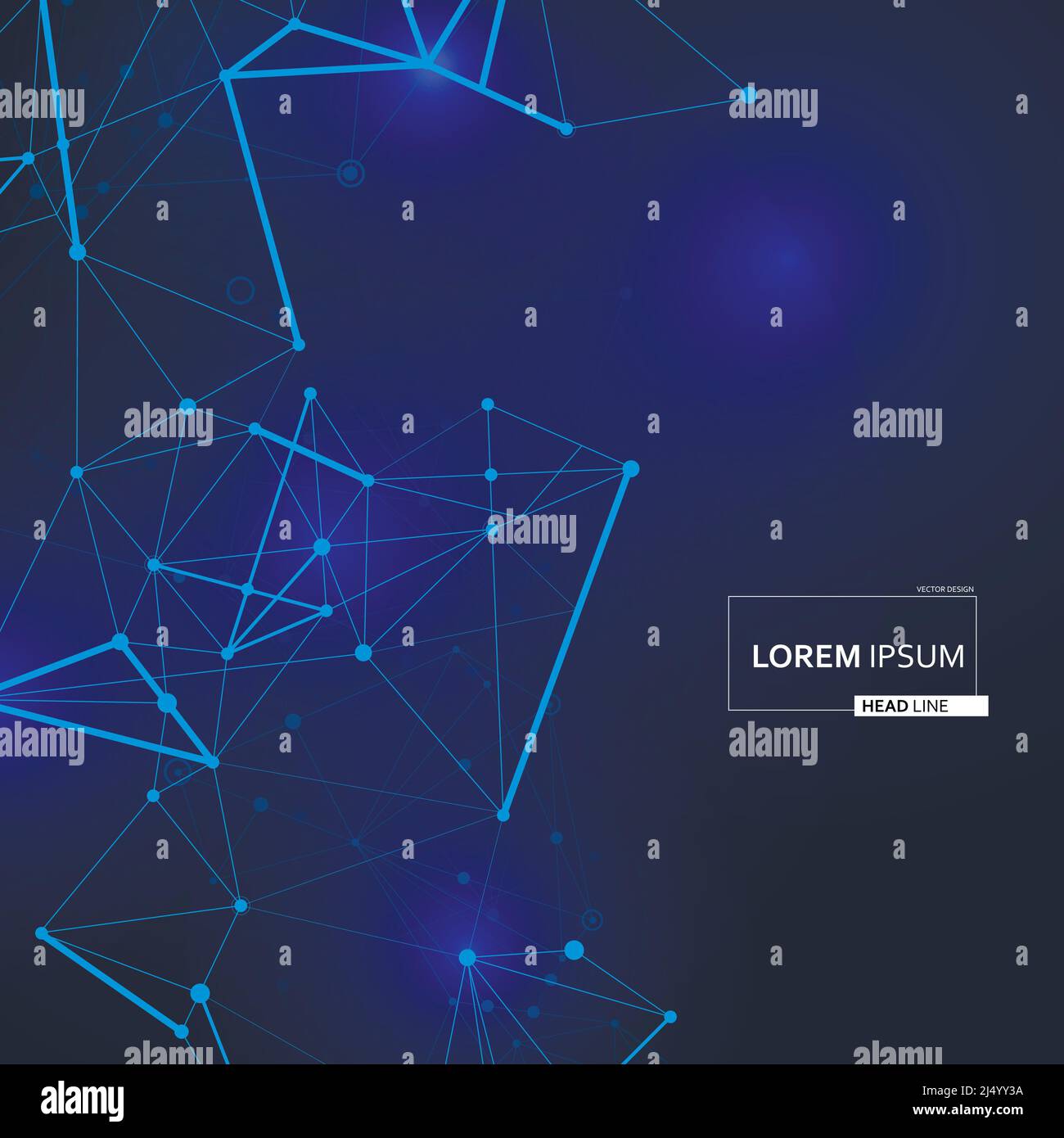 Connect lines in modern style. Communication symbol background. Vector abstract design ...