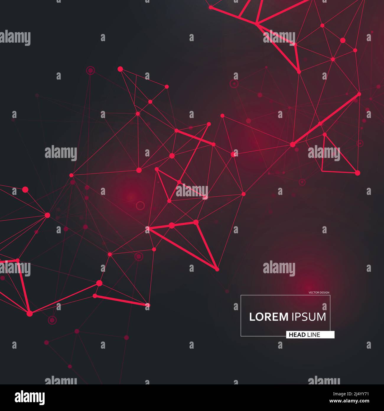 Connect lines style. Abstract art template. Elegant decoration. Grunge ...