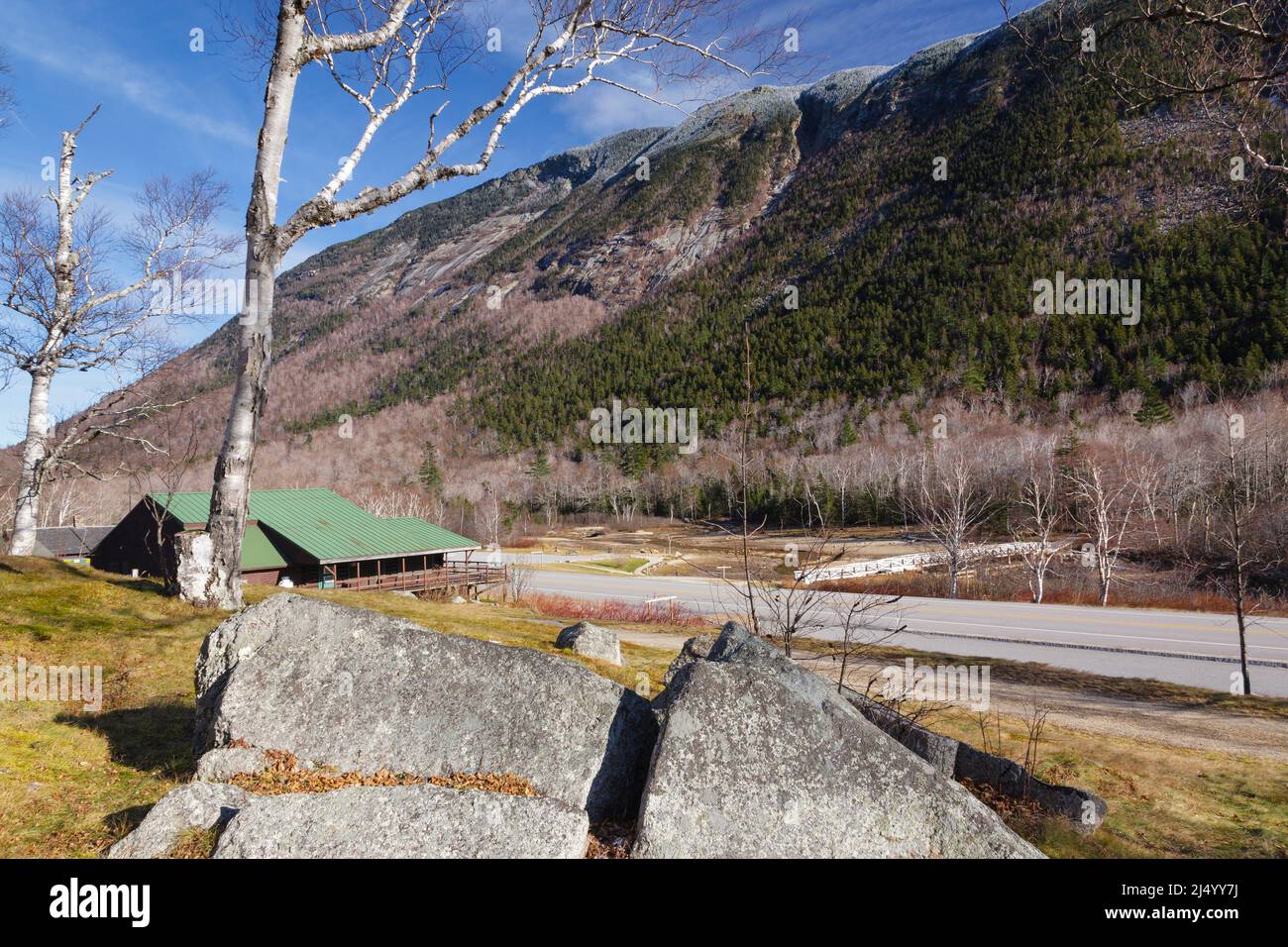 Crawford Notch State Park in Hart's Location, New Hampshire USA during ...