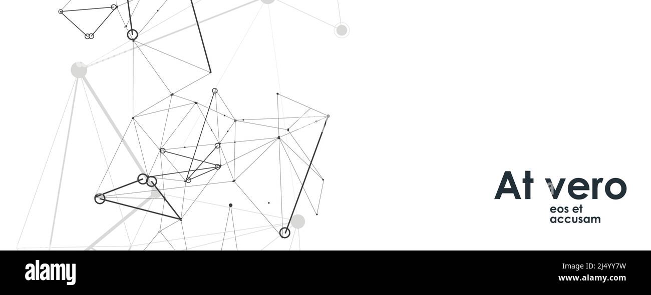 Vector connection element symbol. Digital science technology. Network ...