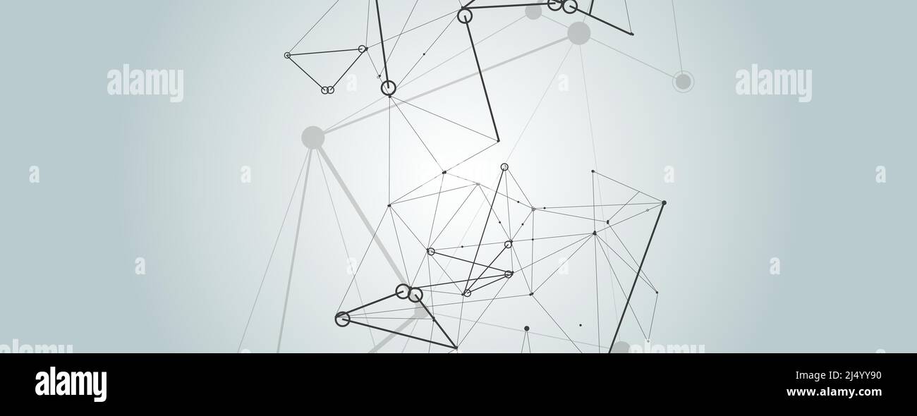 Vector connection element symbol. Digital science technology. Network ...