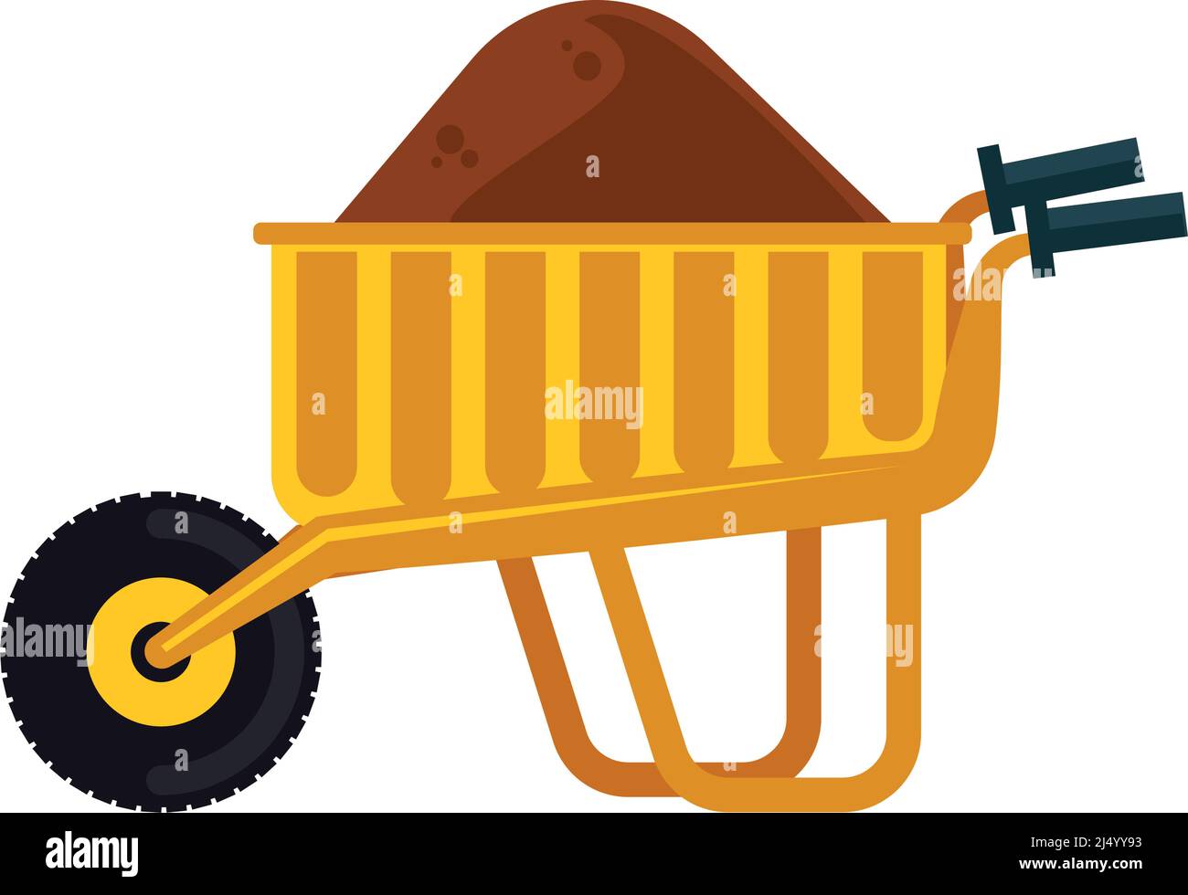 construction wheelbarrow design Stock Vector Image & Art - Alamy