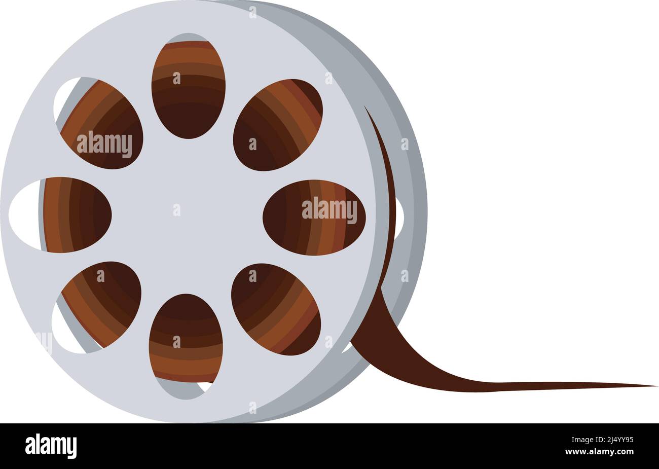 movie film roll design Stock Vector Image & Art - Alamy
