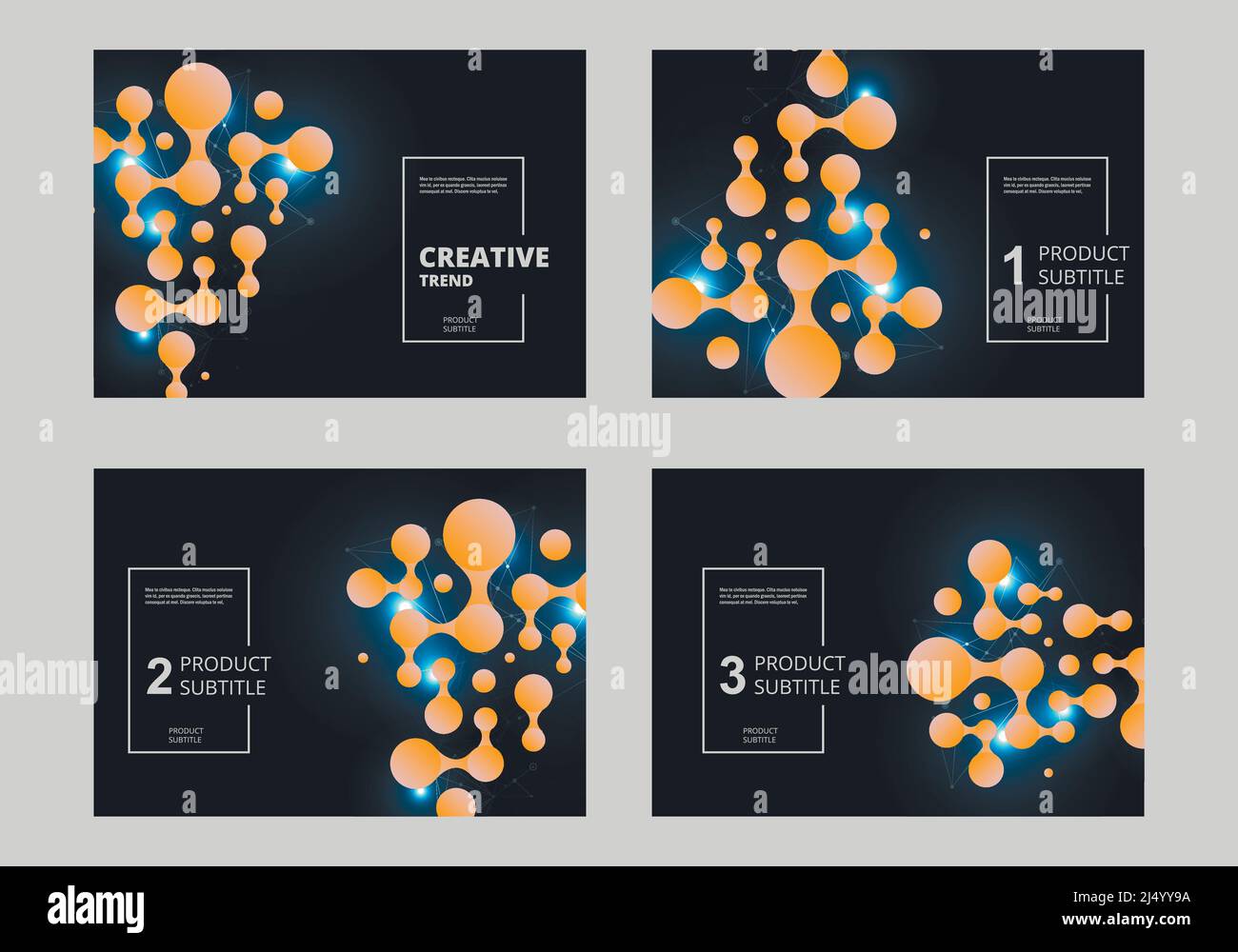 Vector collection for concept design. Connect circles background design ...