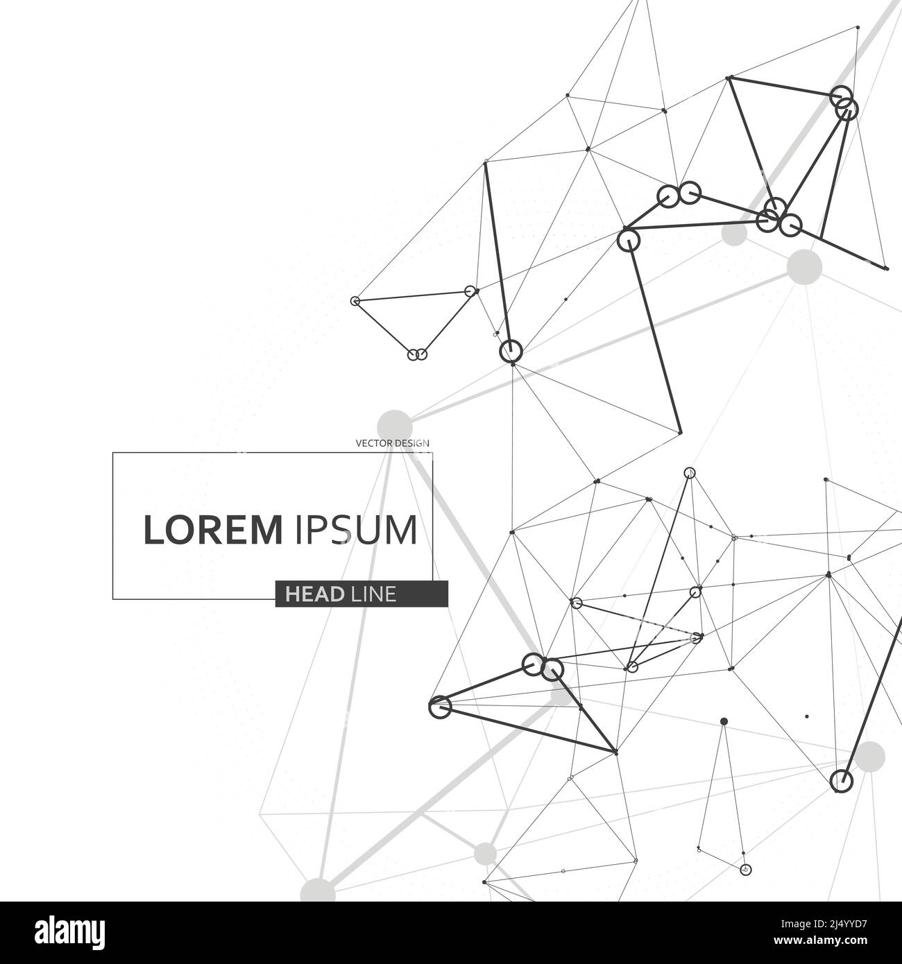 Abstract template. Abstract art cover. Trendy connection shapes ...