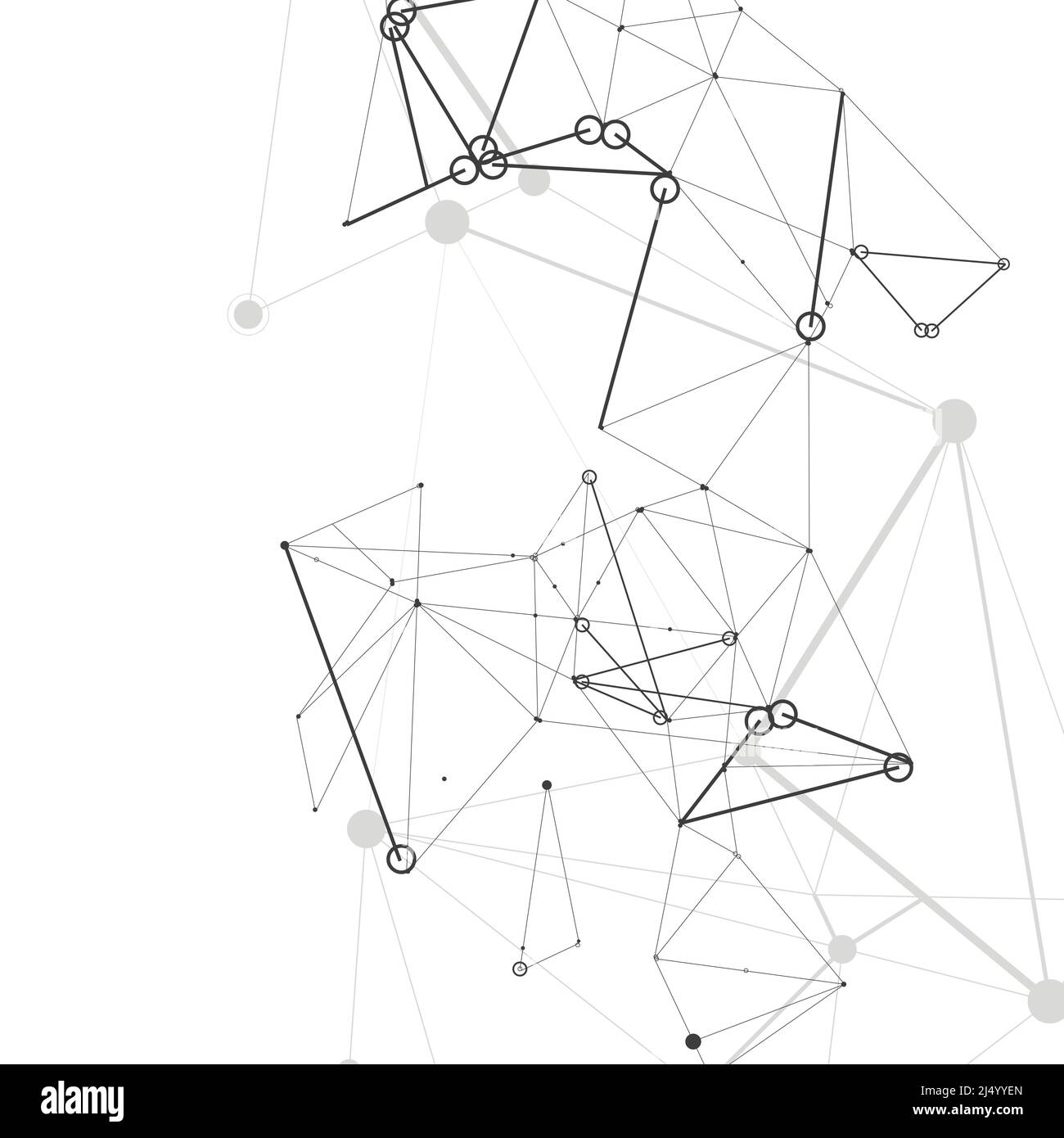 Abstract template. Abstract art cover. Trendy connection shapes ...