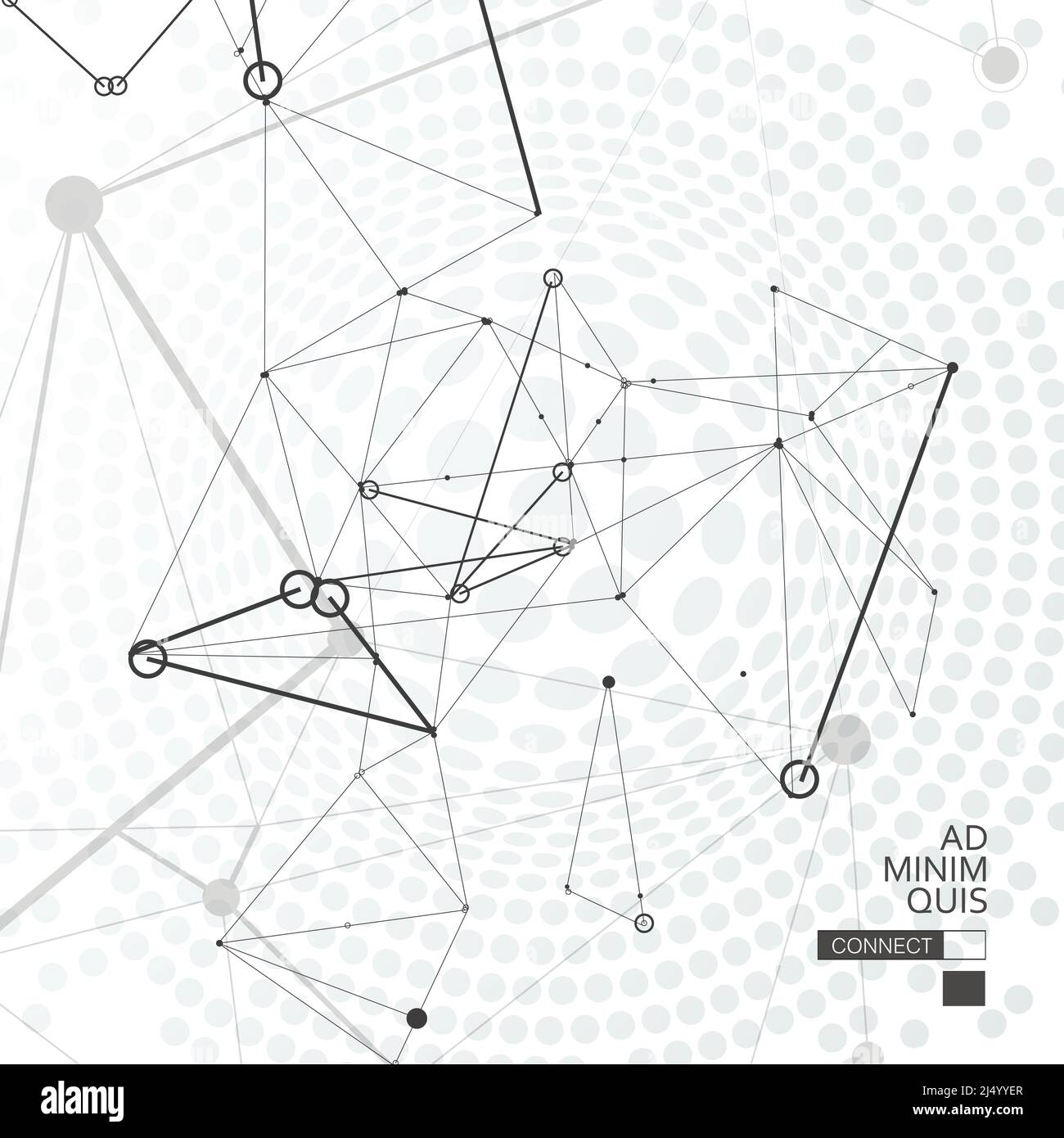 Communication network. 3d social network template. Global network ...