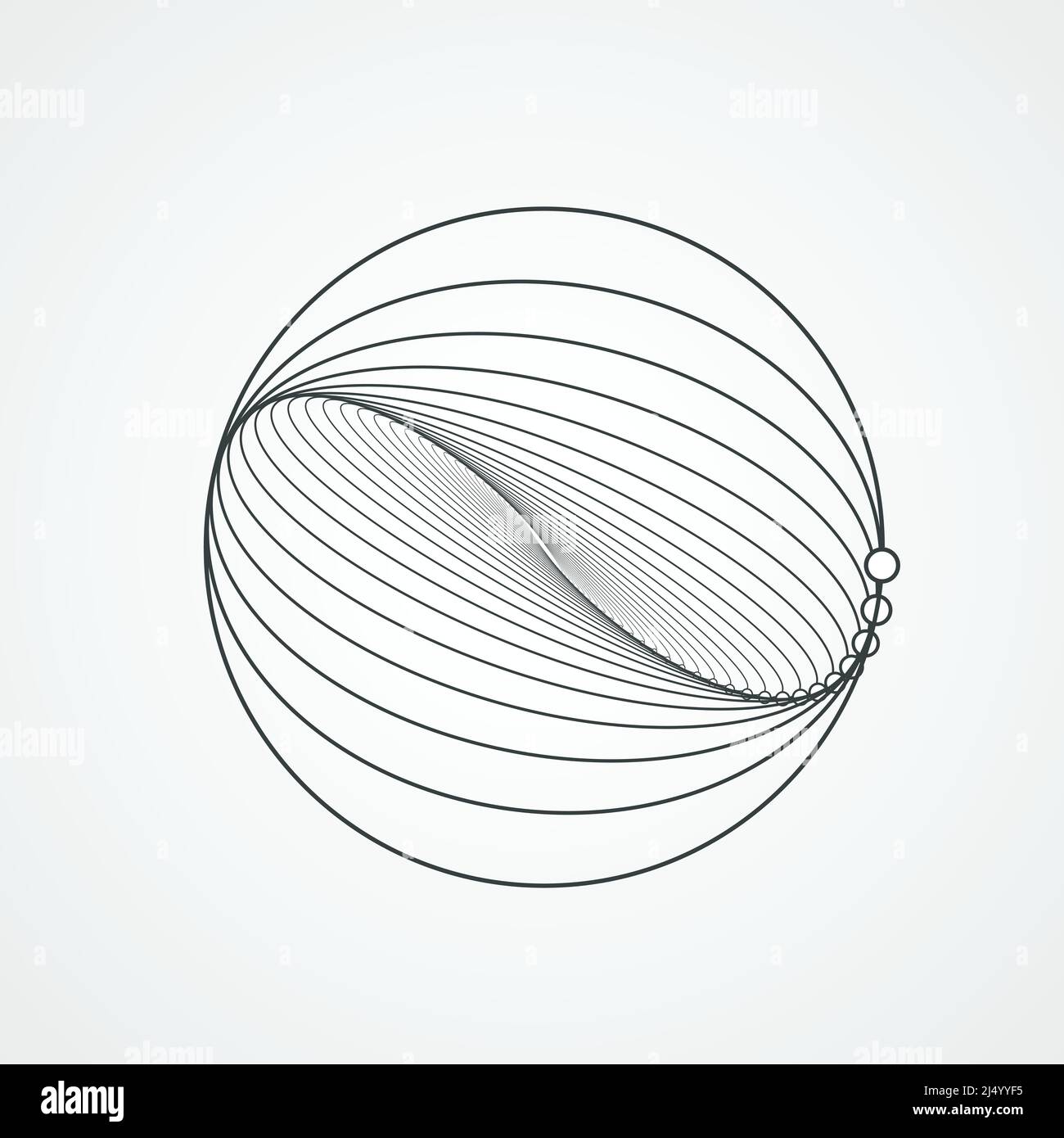 Design template with circle connect abstract shapes for medical design ...