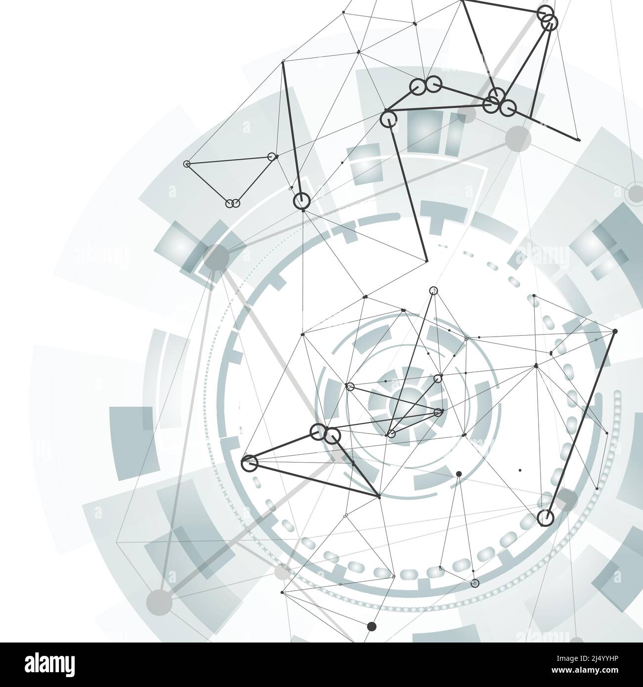 Abstract template. Abstract art cover. Trendy connection shapes ...