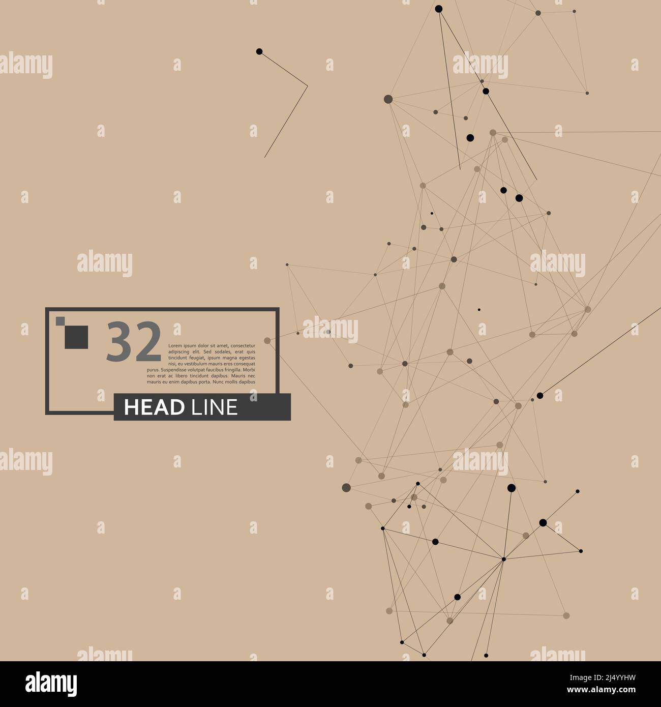 Geometric dots texture. Technology network vector illustration. Social ...