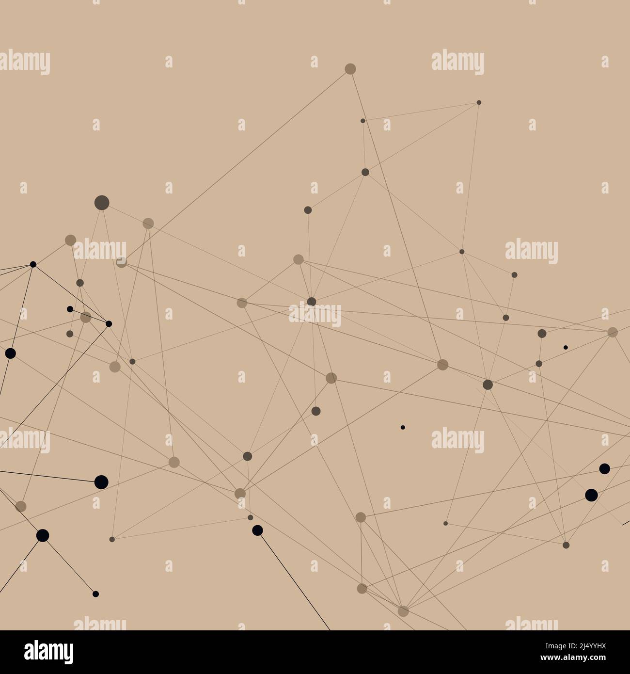 Geometric dots texture. Technology network vector illustration. Social ...