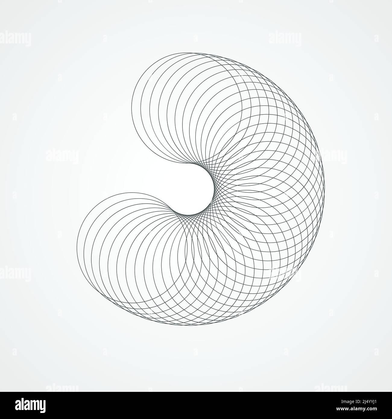 Design template with circle connect abstract shapes for medical design ...