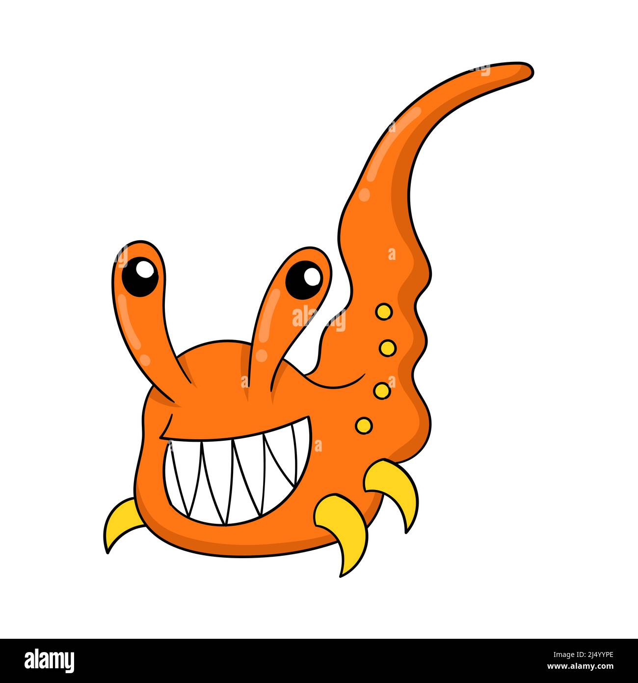 Crab without an orange shell Stock Vector Image & Art - Alamy