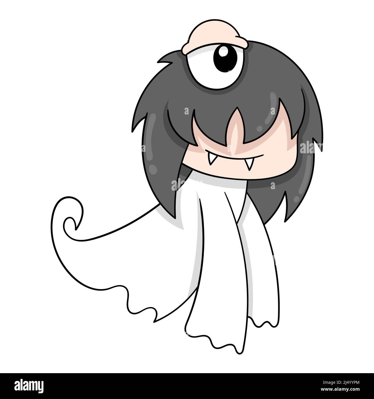 Girl Ghost Illustration