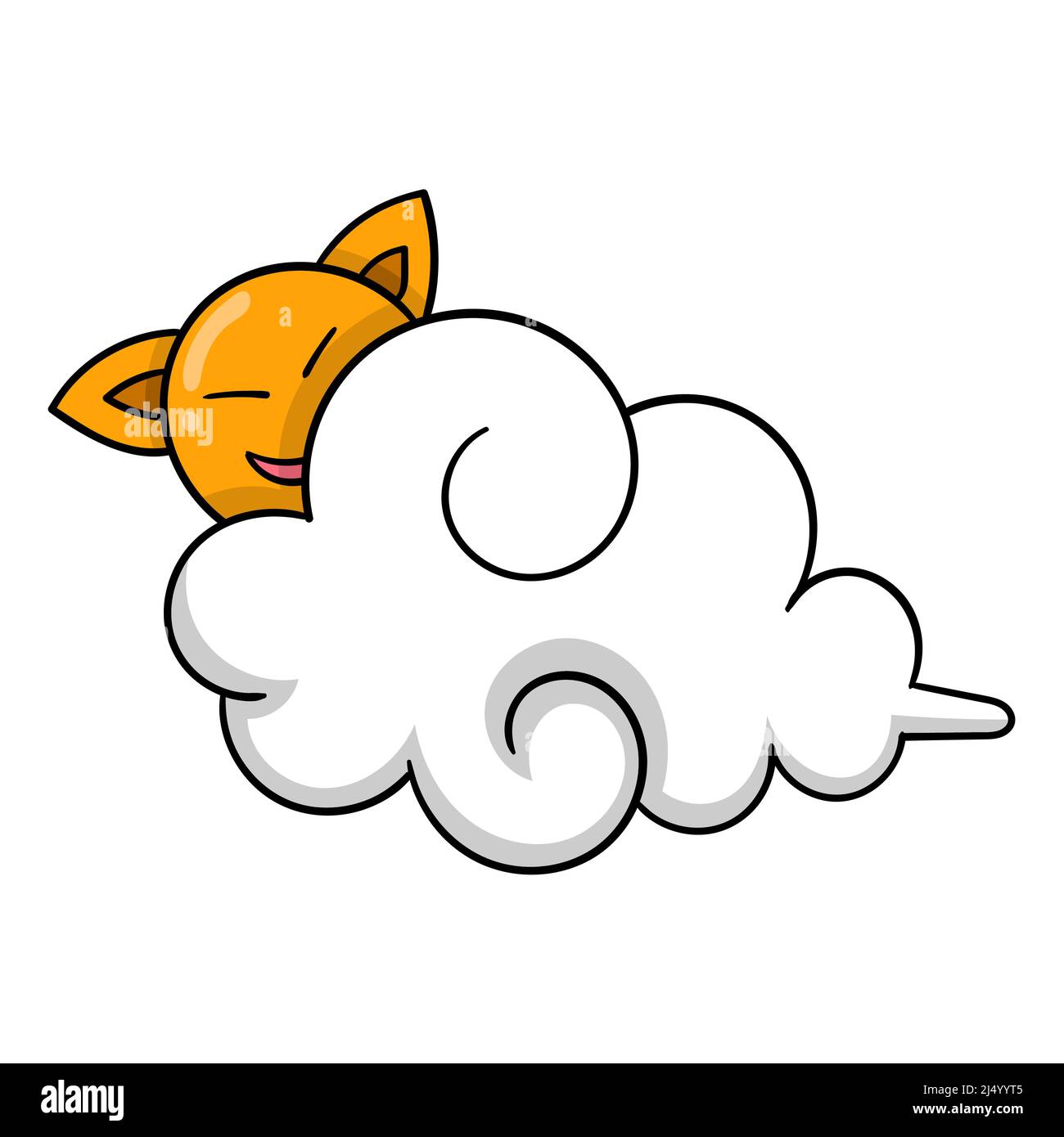 the sun is hiding behind thick cloud Stock Vector Image & Art - Alamy