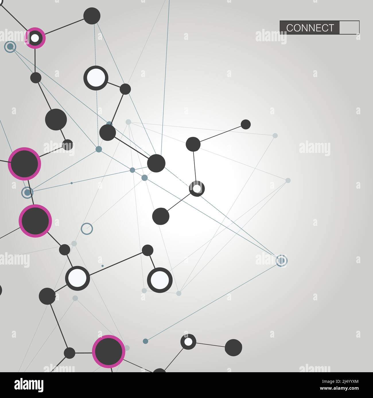 Connect element vector. Vector banner template. Modern background ...