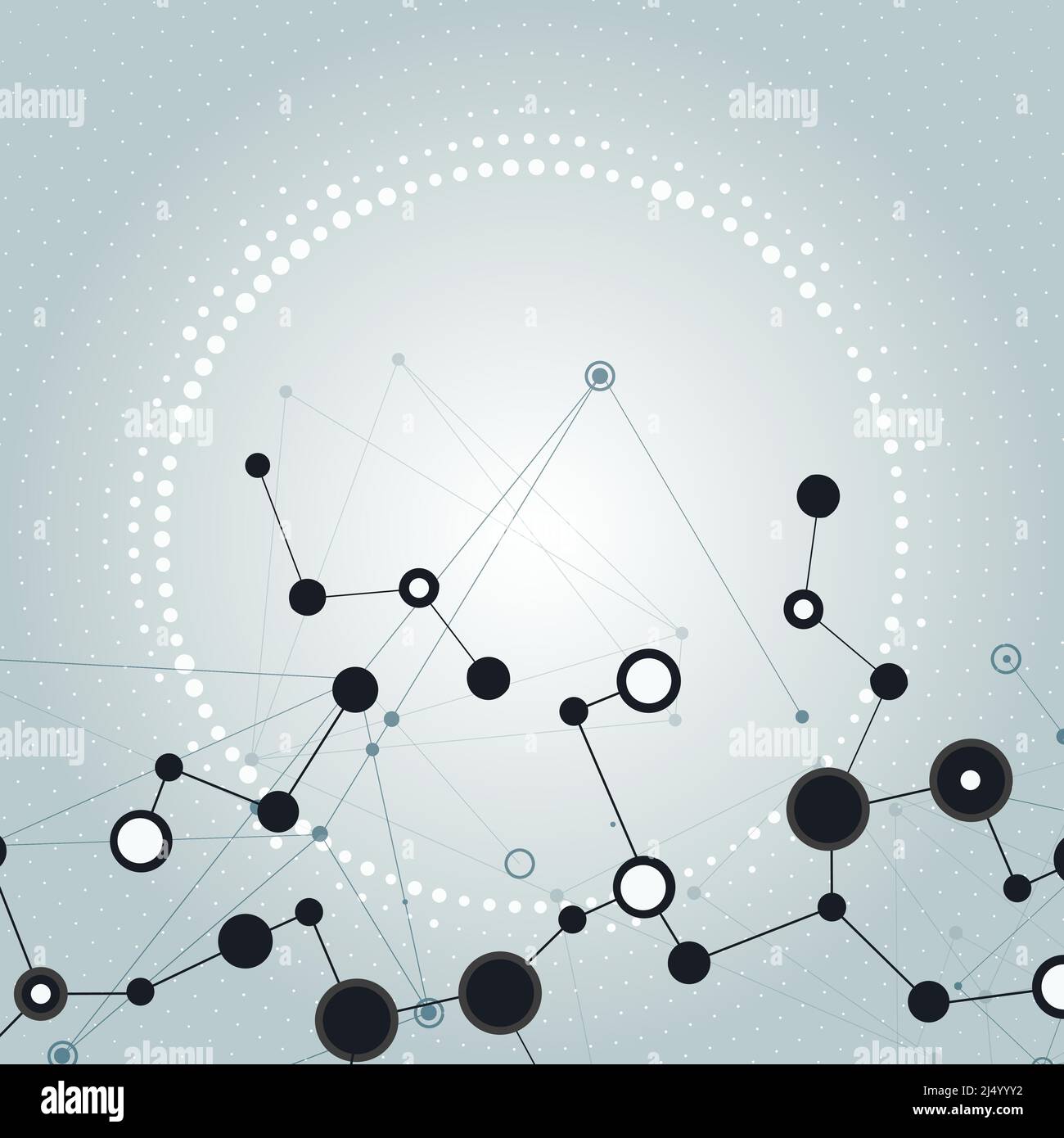 Black connect element in modern style on abstract geometric background ...