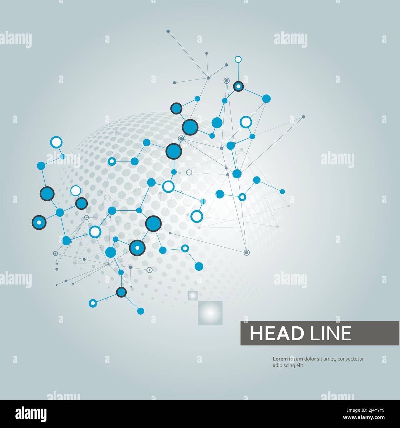 Black connect element in modern style on abstract geometric background ...