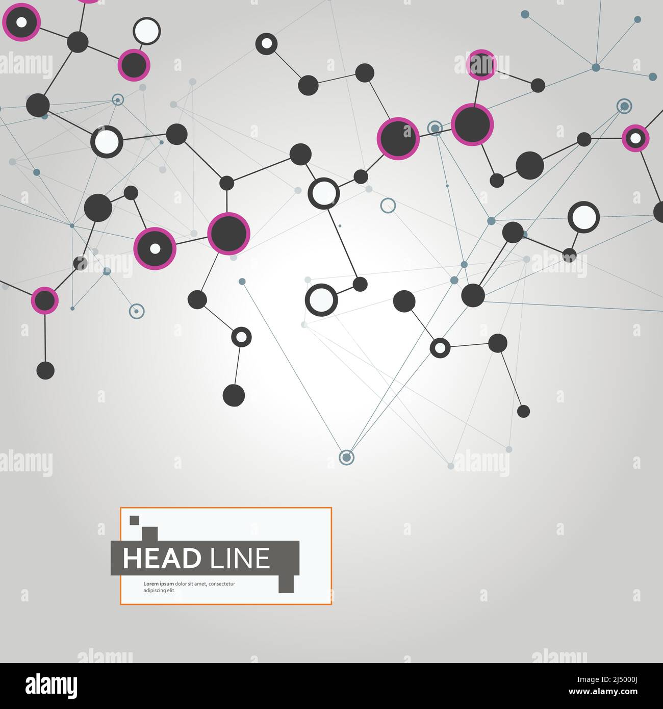 Connect element vector. Vector banner template. Modern background ...