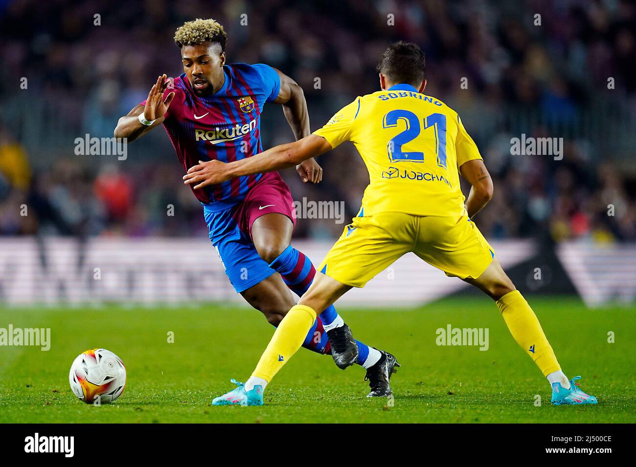Adama Traore of FC Barcelona during the La Liga match between FC ...