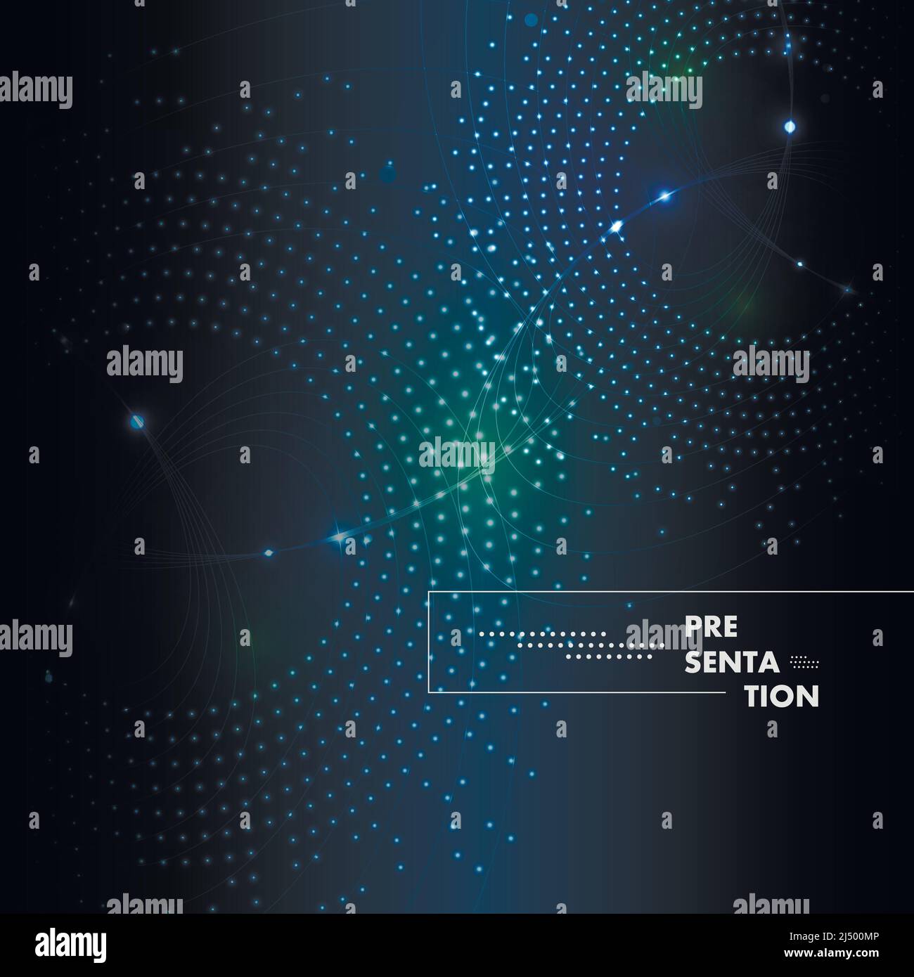 Halftone dots background. Business technology concept. Vector pattern ...