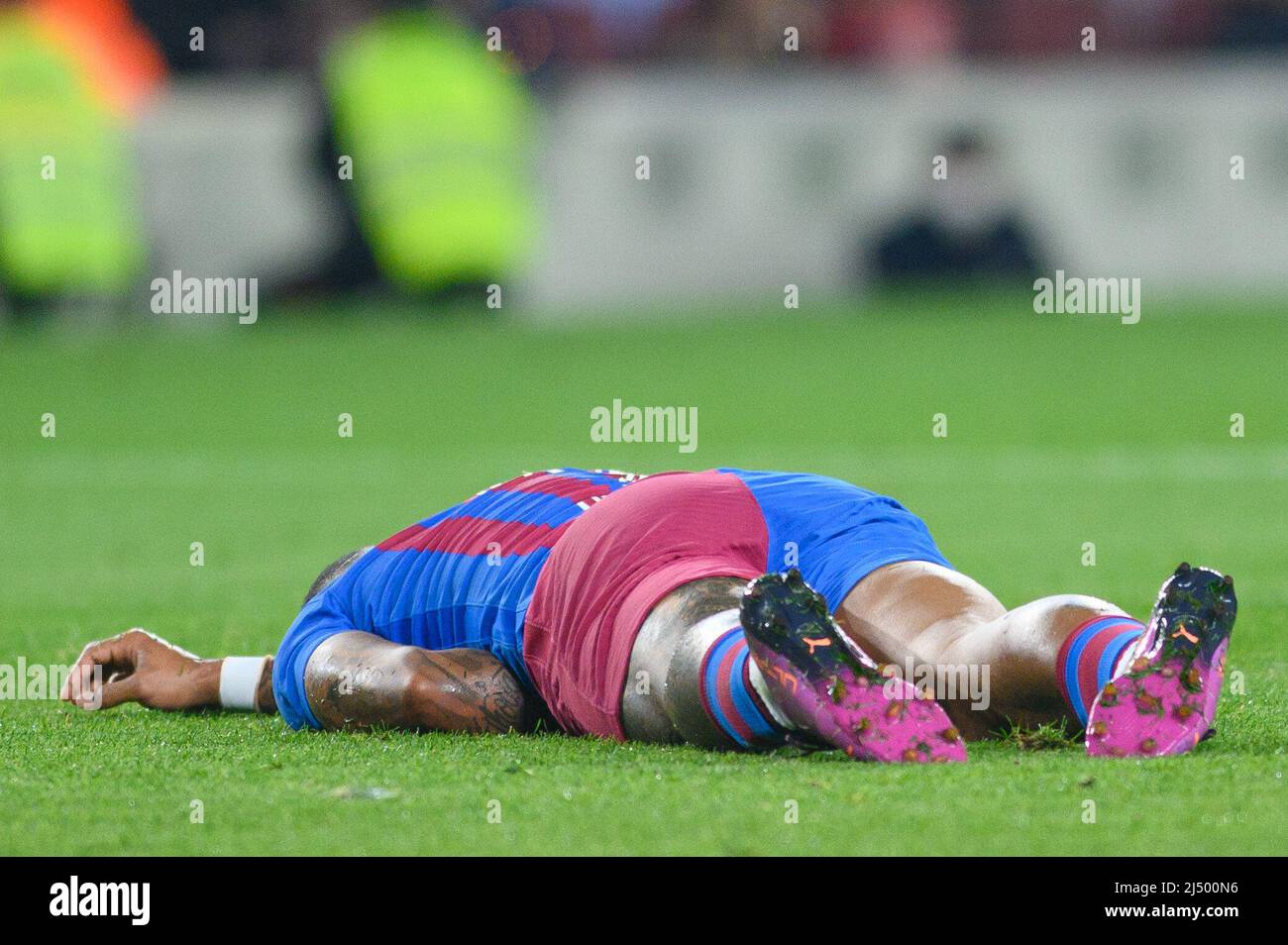 Memphis Depay of FC Barcelona during the Liga match between FC ...