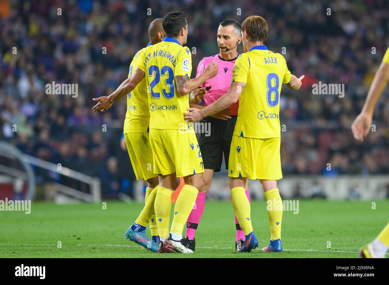 Fali of Cadiz CF during the Liga match between FC Barcelona and Cadiz ...