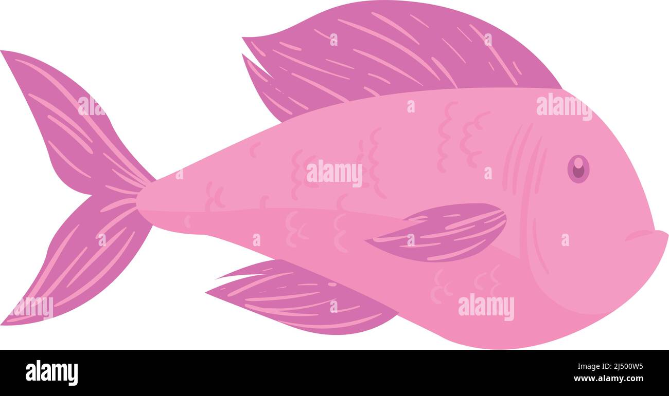pink fish design Stock Vector Image & Art - Alamy