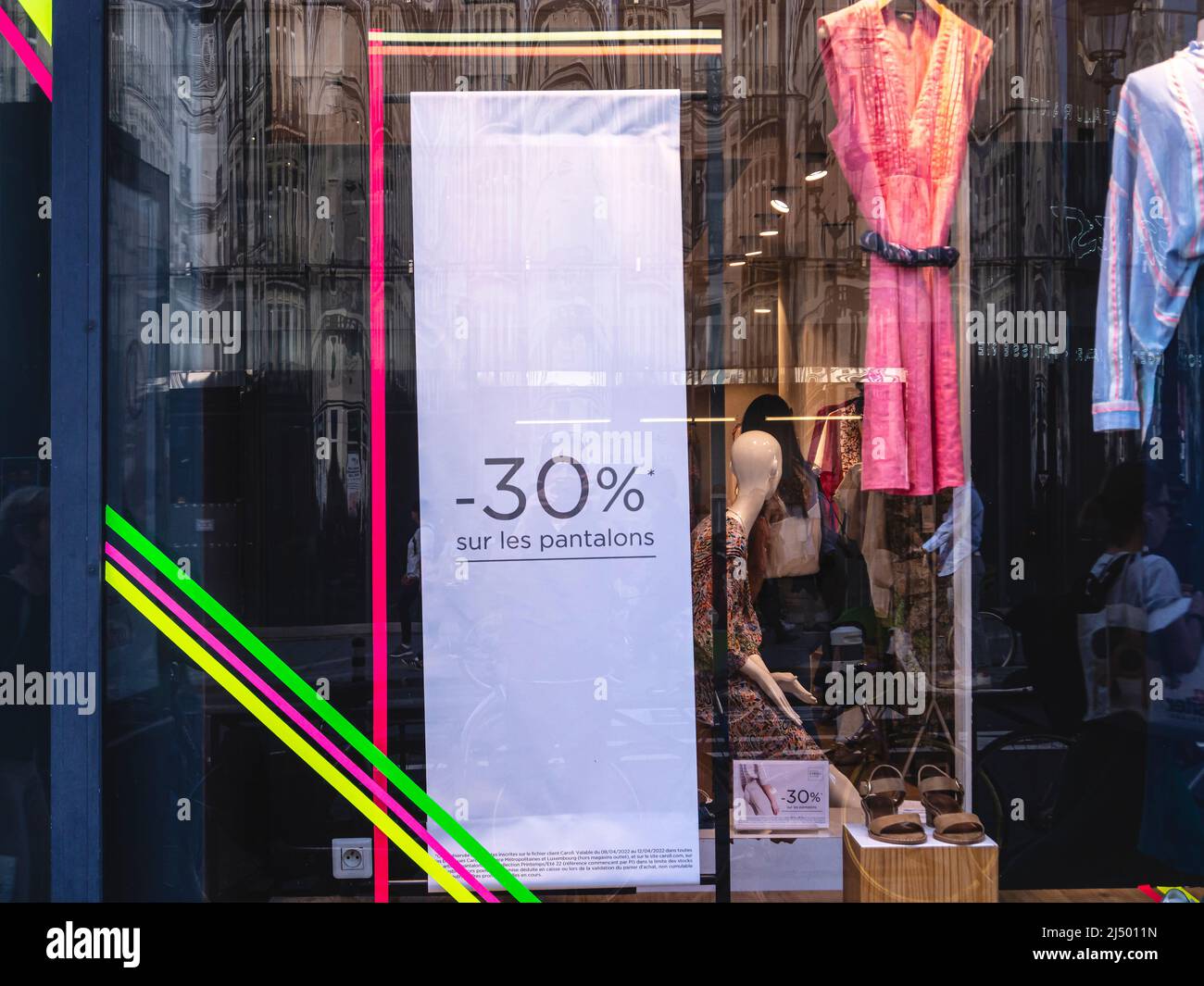 Sales in stores in France during the sales season Stock Photo - Alamy