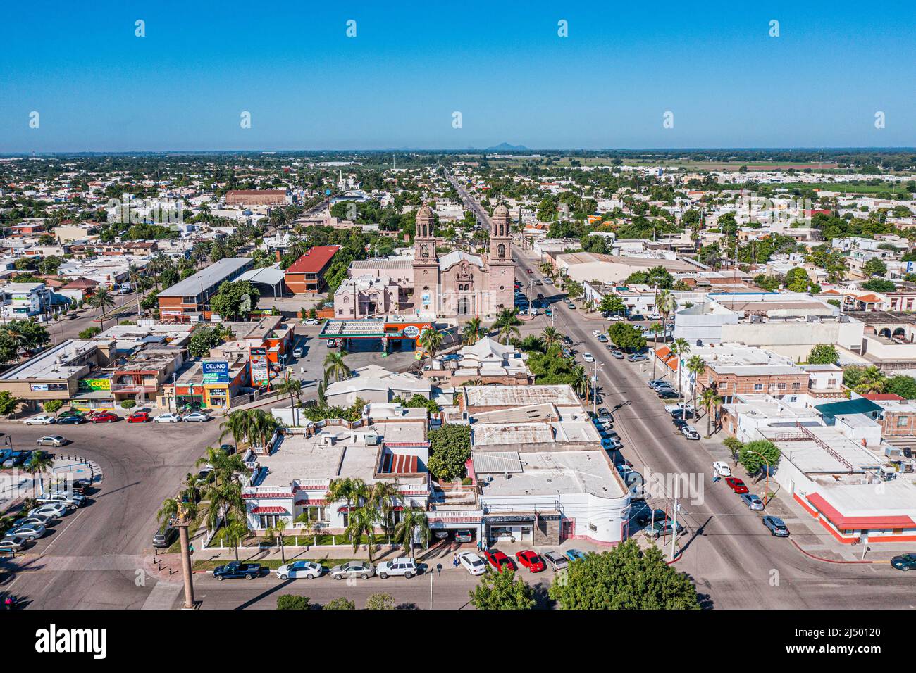 parish of the Sacred Heart of Jesus in Navojoa, Sonora Mexico. church ...