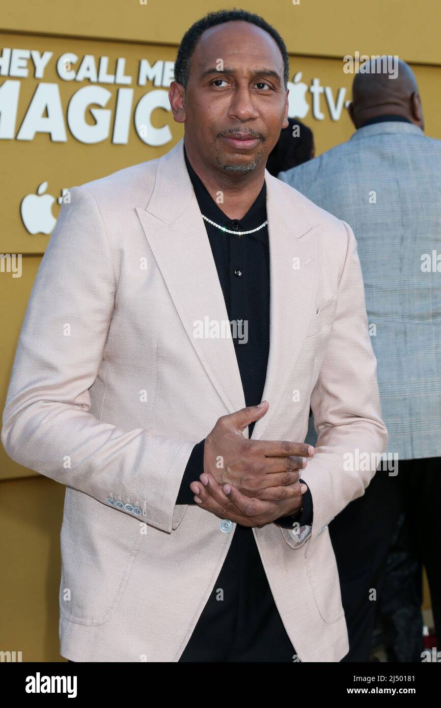 LOS ANGELES - APR 14: Stephen A Smith at the They Call Me Magic ...