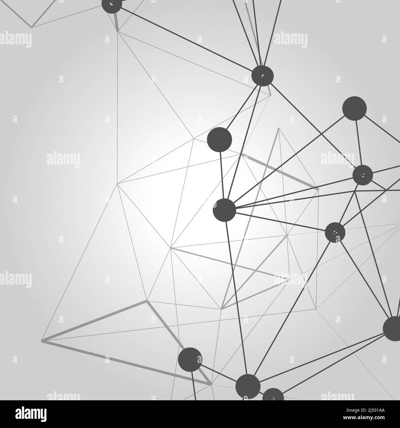 Illustration with compound vector molecule. Organic shape Stock Vector ...