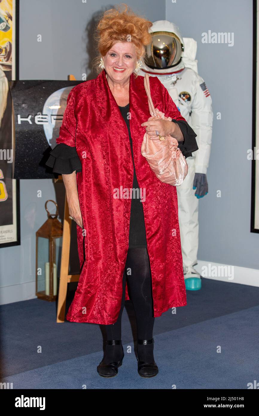 London, UK. 18th Apr, 2022. Eve Ferret attends the screening of "KEPLER ...