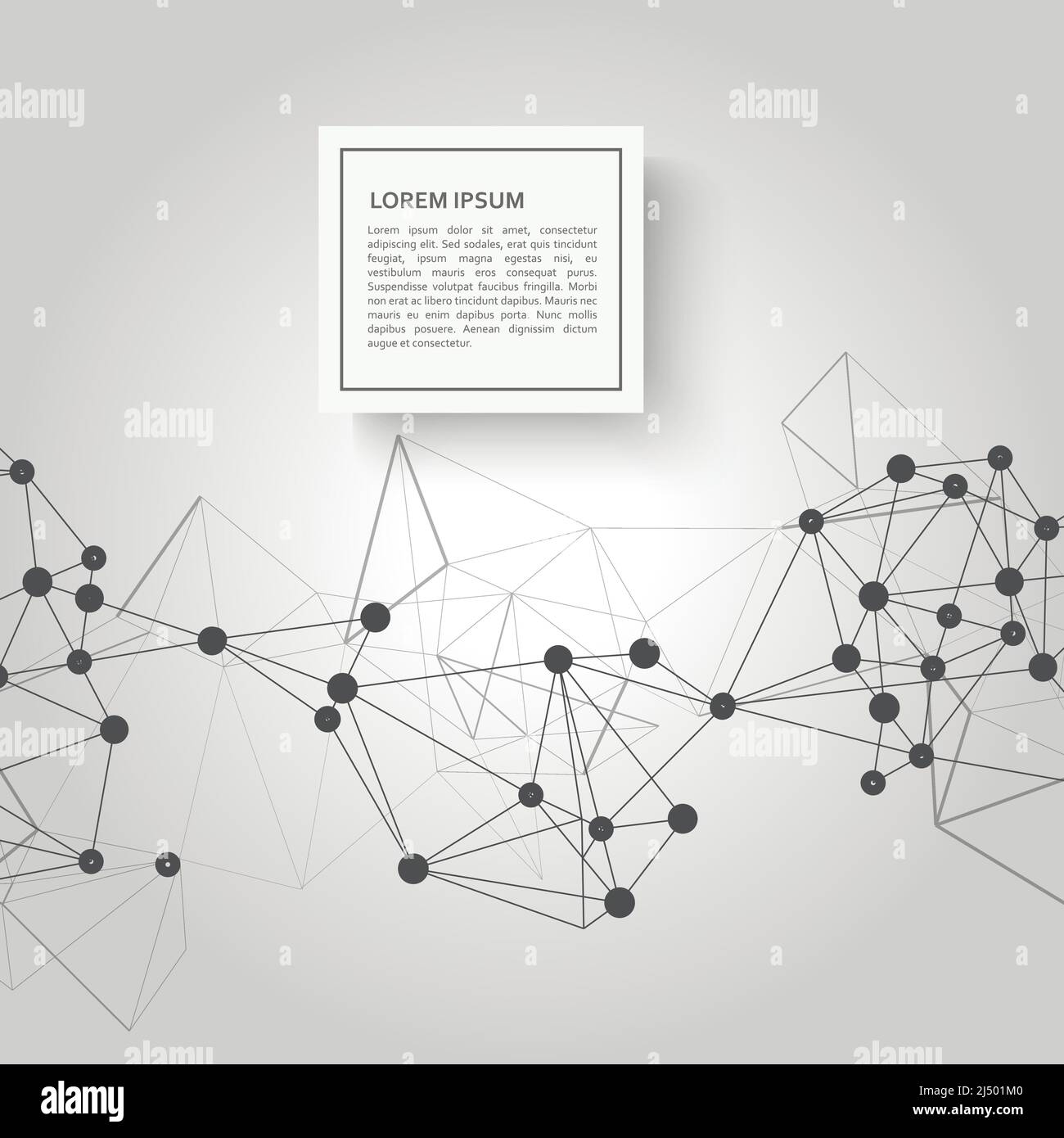 Illustration with compound vector molecule. Organic shape Stock Vector ...