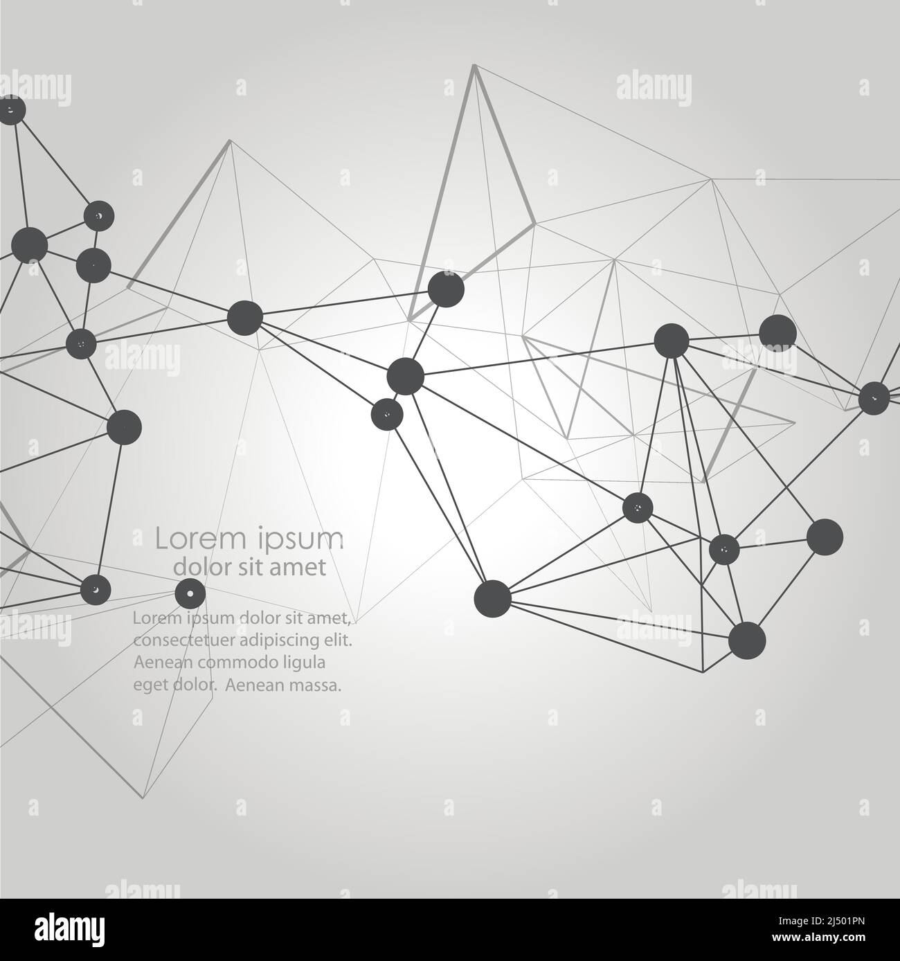 Illustration with compound vector molecule. Organic shape Stock Vector ...