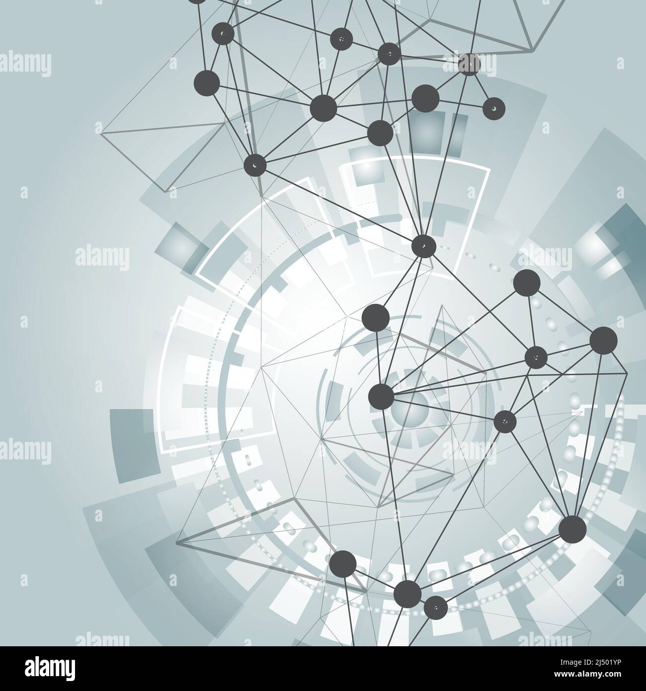 Modern abstract icon with illustration molecule. Vector design Stock ...